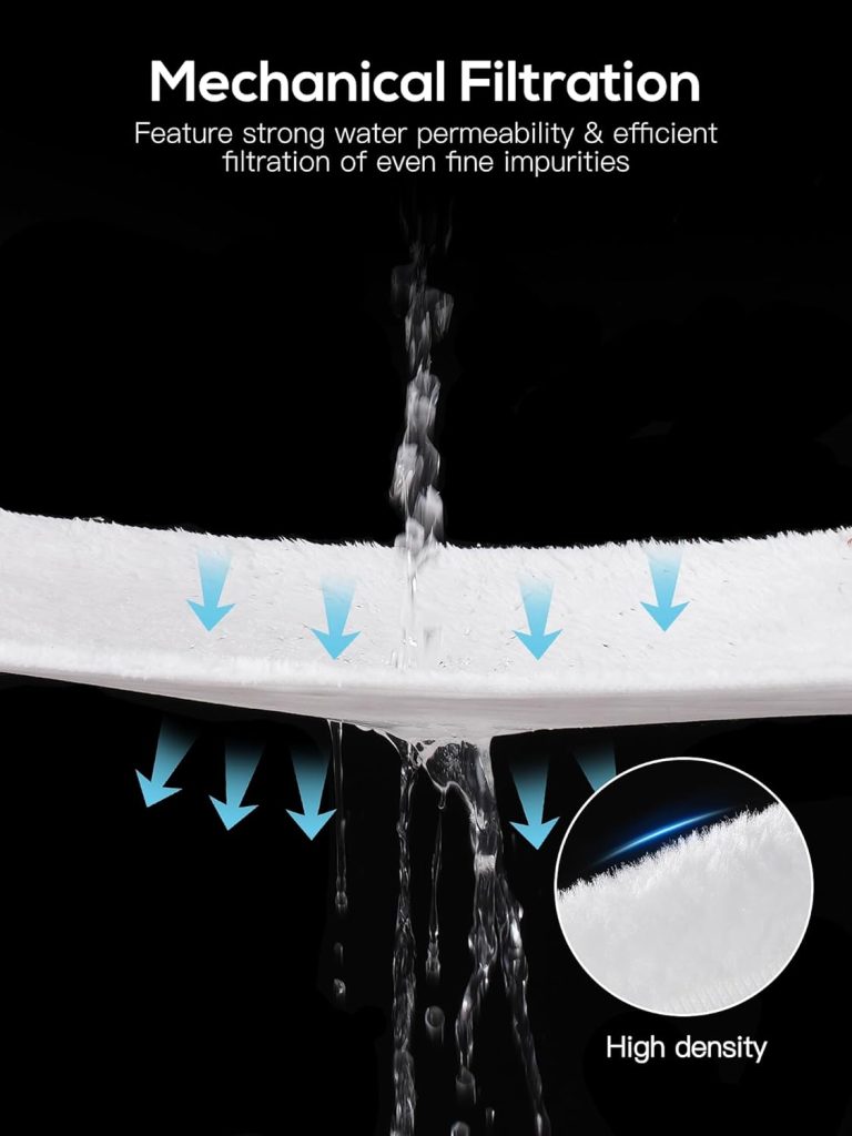 4-Pack Aquarium Filter Blankets, 16 x 12 Inches – High-Density ...